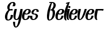 Eyes Believer Font: Free Download | MaisFontes