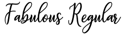 Fabulous Regular: Free Font Download | MaisFontes