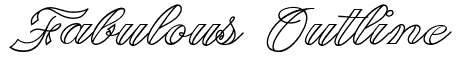 Fabulous Outline Font: Free Download | MaisFontes