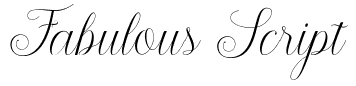 Fabulous Script: Free Font Download | MaisFontes