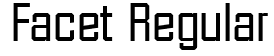 Facet Regular: Free Font Download | MaisFontes