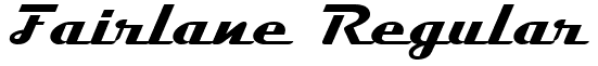 Fairlane Regular Font: Free Download | MaisFontes