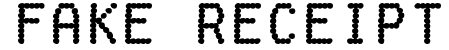 Fake Receipt: Free Font Download | MaisFontes