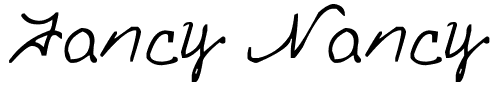 Fancy Nancy: Free Font Download | MaisFontes