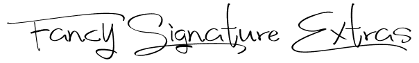 Fancy Signature Extras: Free Font Download | MaisFontes