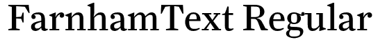 FarnhamText Regular: Free Font Download | MaisFontes