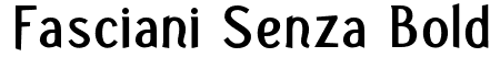 Fasciani Senza Bold: Free Font Download | MaisFontes