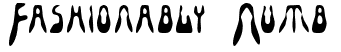 Fashionably Numb: Free Font Download | MaisFontes