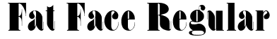Fat Face Regular Font: Free Download | MaisFontes