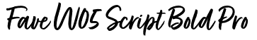 Fave W05 Script Bold Pro Font: Free Download | MaisFontes