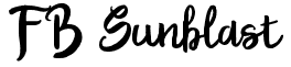 FB Sunblast: Free Font Download | MaisFontes