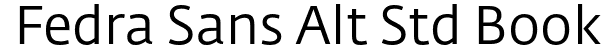 Fedra Sans Alt Std Book Font: Free Download | MaisFontes