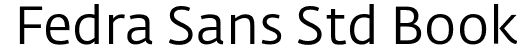 Fedra Sans Std Book: Descargar Fuente Gratis | MaisFontes