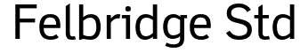 Felbridge Std Font: Free Download | MaisFontes