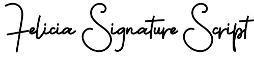 Felicia Signature Família de Fontes: Baixe Grátis | MaisFontes