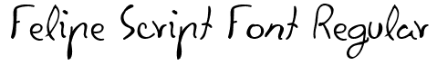 Felipe Script Font Regular: Free Font Download | MaisFontes