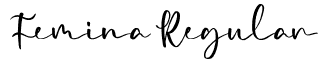 Femina Regular: Free Font Download | MaisFontes
