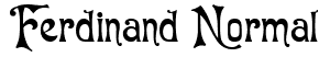 Ferdinand Normal: Free Font Download | MaisFontes