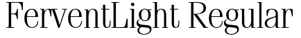 FerventLight Regular: Free Font Download | MaisFontes