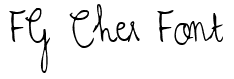FG Cher Font: Free Download | MaisFontes