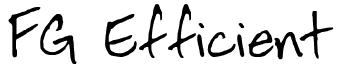 FG Efficient: Free Font Download | MaisFontes