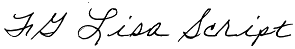 FG Lisa Script: Free Font Download | MaisFontes