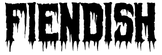 Fiendish: Free Font Download | MaisFontes