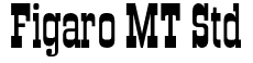 Figaro MT Std: Free Font Download | MaisFontes