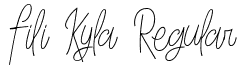 Fili Kyla Regular Font: Free Download | MaisFontes