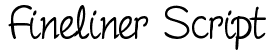 Fineliner Script: Free Font Download | MaisFontes