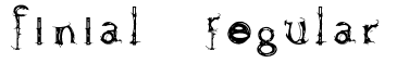 Finial Regular: Free Font Download | MaisFontes