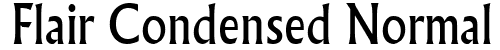 Flair Condensed Normal: Free Font Download | MaisFontes