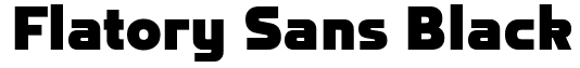 Flatory Sans Font Family: Free Download | MaisFontes