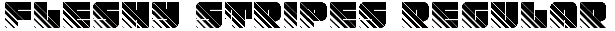 Fleshy Stripes Regular: Free Font Download | MaisFontes