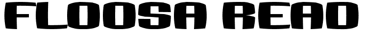 Floosa Read: Baixar Fonte Grátis | MaisFontes