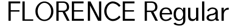 FLORENCE Regular: Free Font Download | MaisFontes