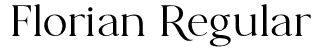 Florian Regular: Download Free Font | MaisFontes