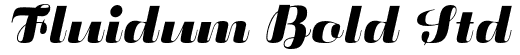 Fluidum Bold Std: Free Font Download | MaisFontes