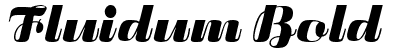 Fluidum Bold: Free Font Download | MaisFontes