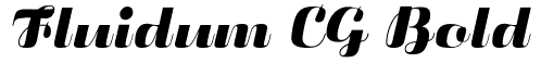 Fluidum CG Bold: Free Font Download | MaisFontes