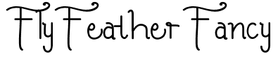 Fly Feather Fancy: Free Font Download | MaisFontes