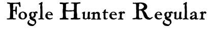 Fogle Hunter Regular: Baixar Fonte Grátis | MaisFontes