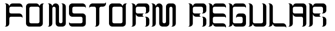FONSTORM REGULAR: Scarica Font Gratis | MaisFontes