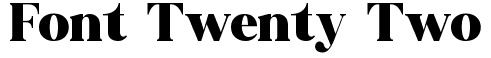 Font Twenty Two: Free Font Download | MaisFontes