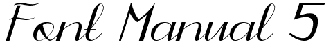 Font Manual 5 Font: Free Download | MaisFontes