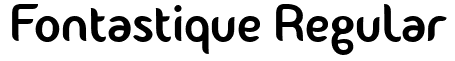 Fontastique Regular: Free Font Download | MaisFontes