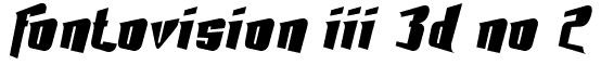 Fontovision III 3D no 2: Free Font Download | MaisFontes