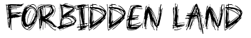 Forbidden Land: Free Font Download | MaisFontes