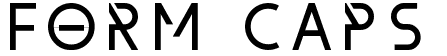 FORM CAPS: Free Font Download | MaisFontes
