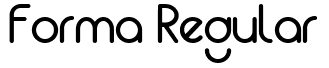 Forma Regular: Free Font Download | MaisFontes